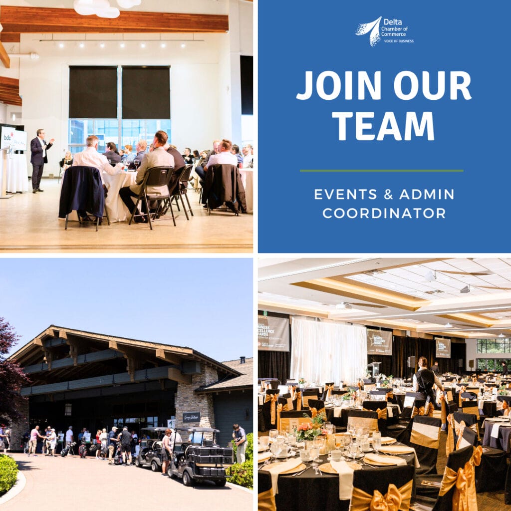 Join Our Team: Events and Admin Coordinator - Delta Chamber of Commerce ...